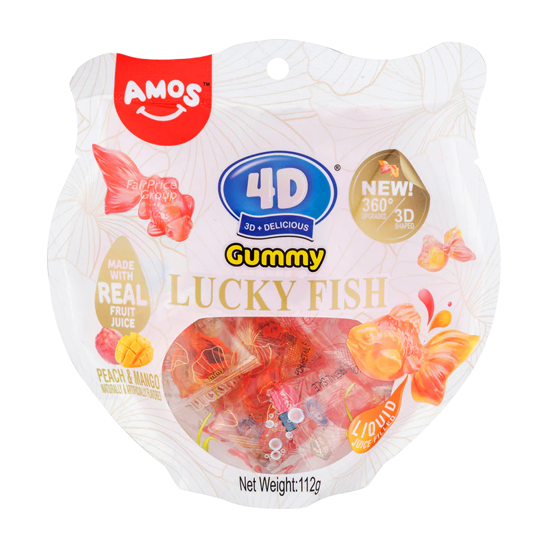 Amos - Lucky Fish - Pêche & mangue – La fée dragée
